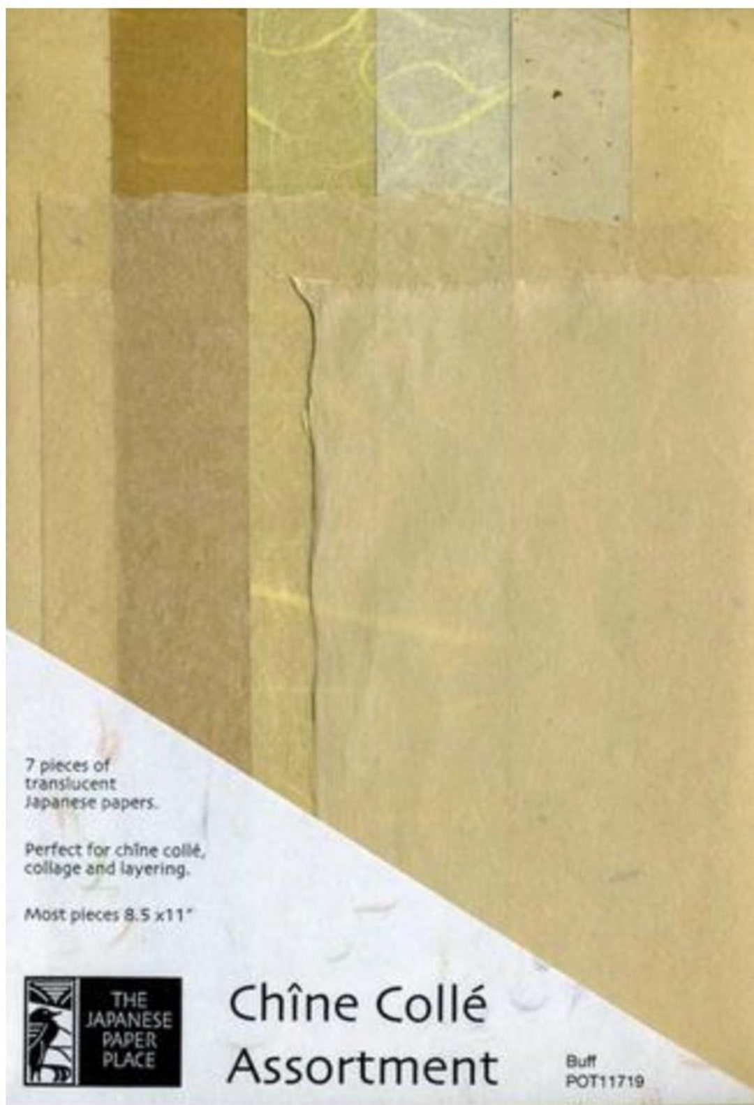 Buff Japanese Paper Assortment for Printmaking, Chine Collé and Collage ...