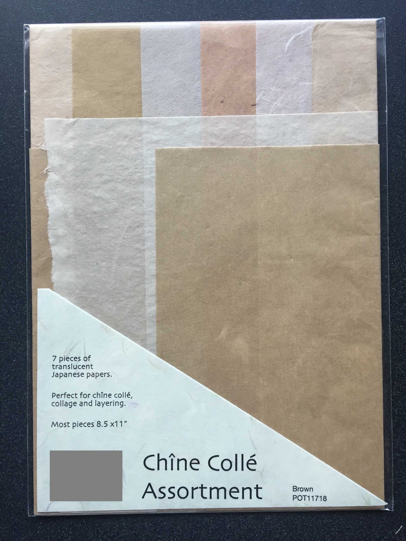Brown Japanese Paper for Chine Colle Collé Printmaking / | Etsy