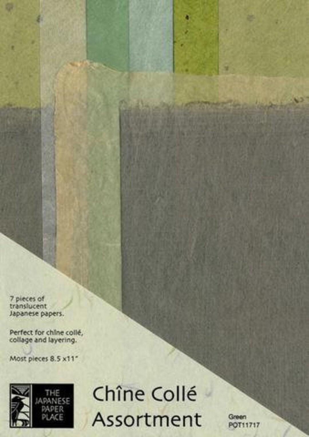 Green Japanese Paper Assortment for Printmaking and Collage - Etsy