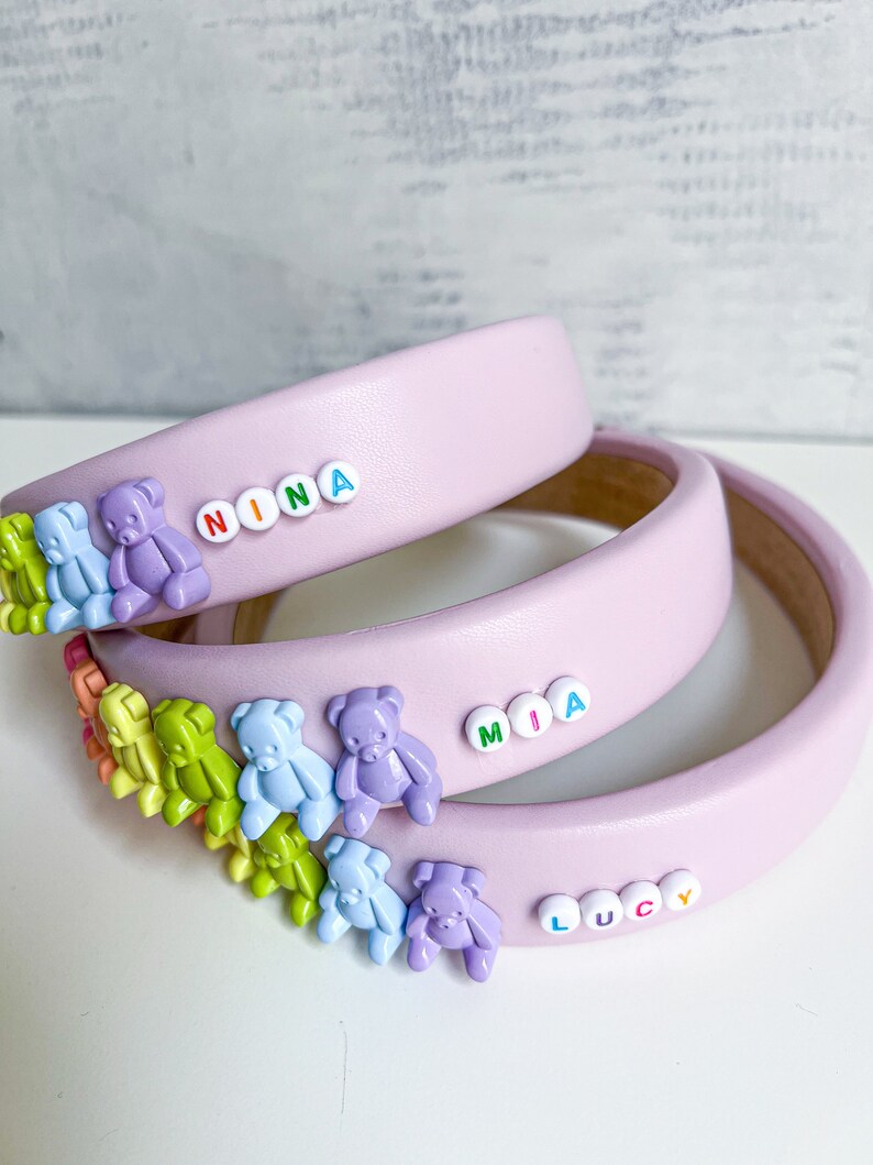 Personalized Kids Headbands Custom Headband Cute Name Headband Gifts ...