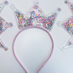 Personalized Crown Birthday Girl Headband Custom Headband Cute Headband ...