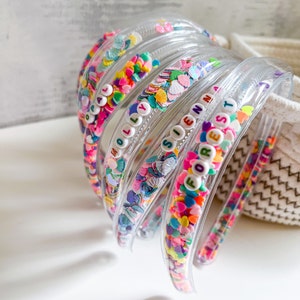 Personalized Headbands Custom Headband Cute Headband Sparkly Headbands ...