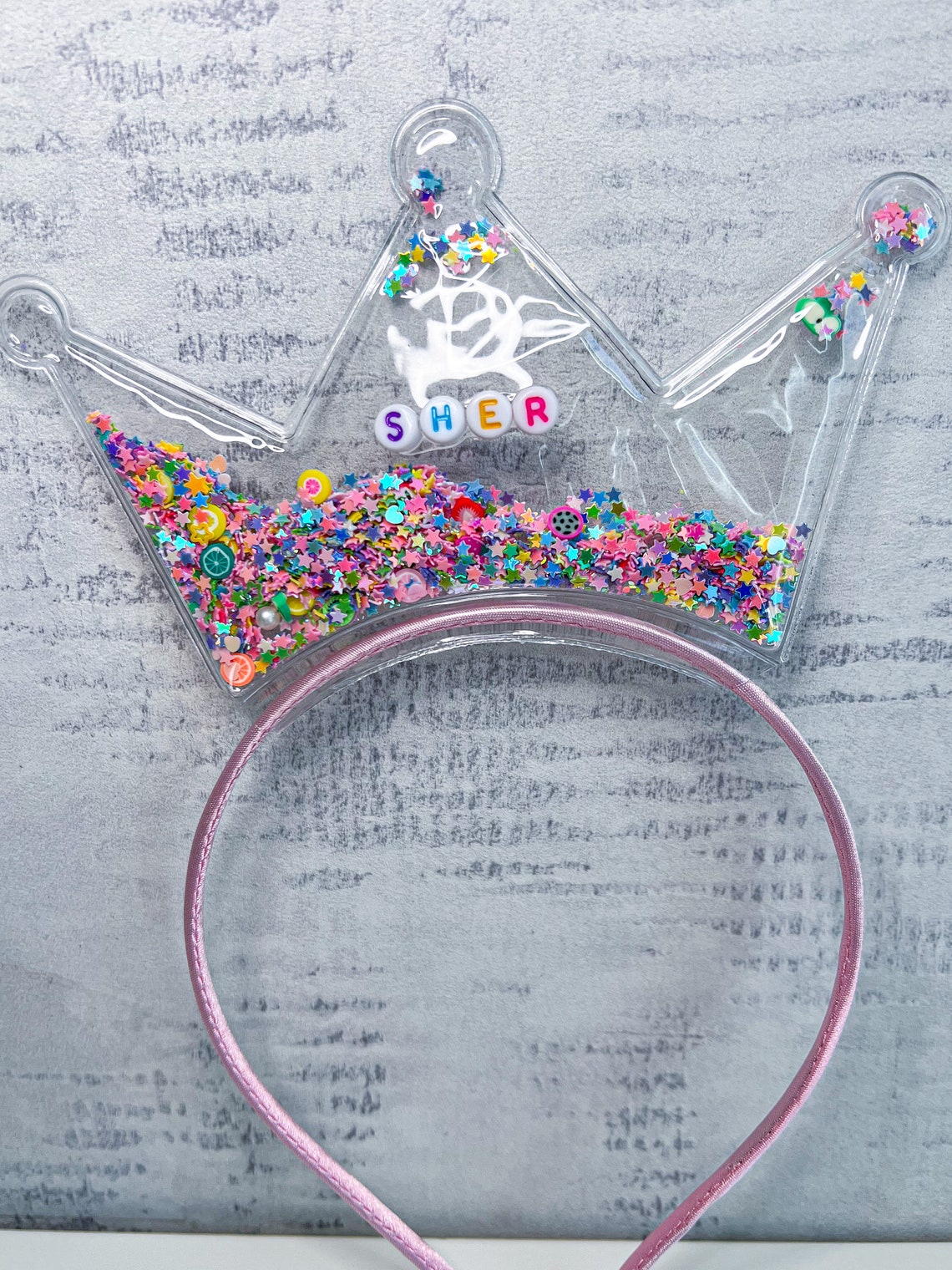 Personalized Crown Birthday Girl Headband Custom Headband Cute Headband ...