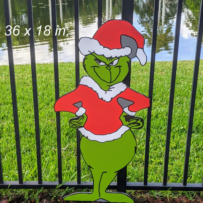 Grinch Yard Art - Etsy