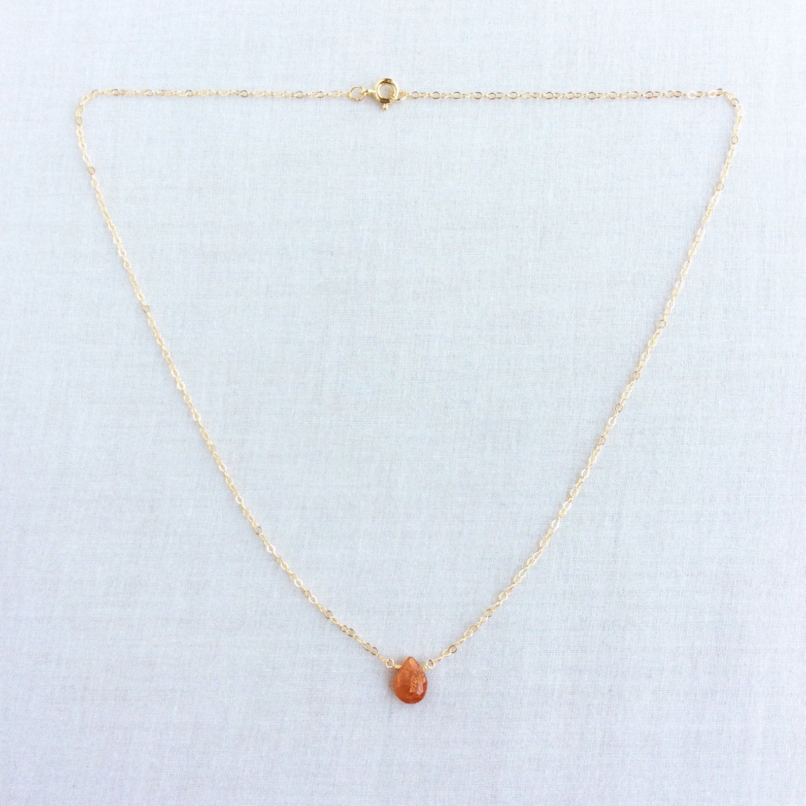 Madagascar Sunstone Necklace Sunstone Necklace Sunstone | Etsy