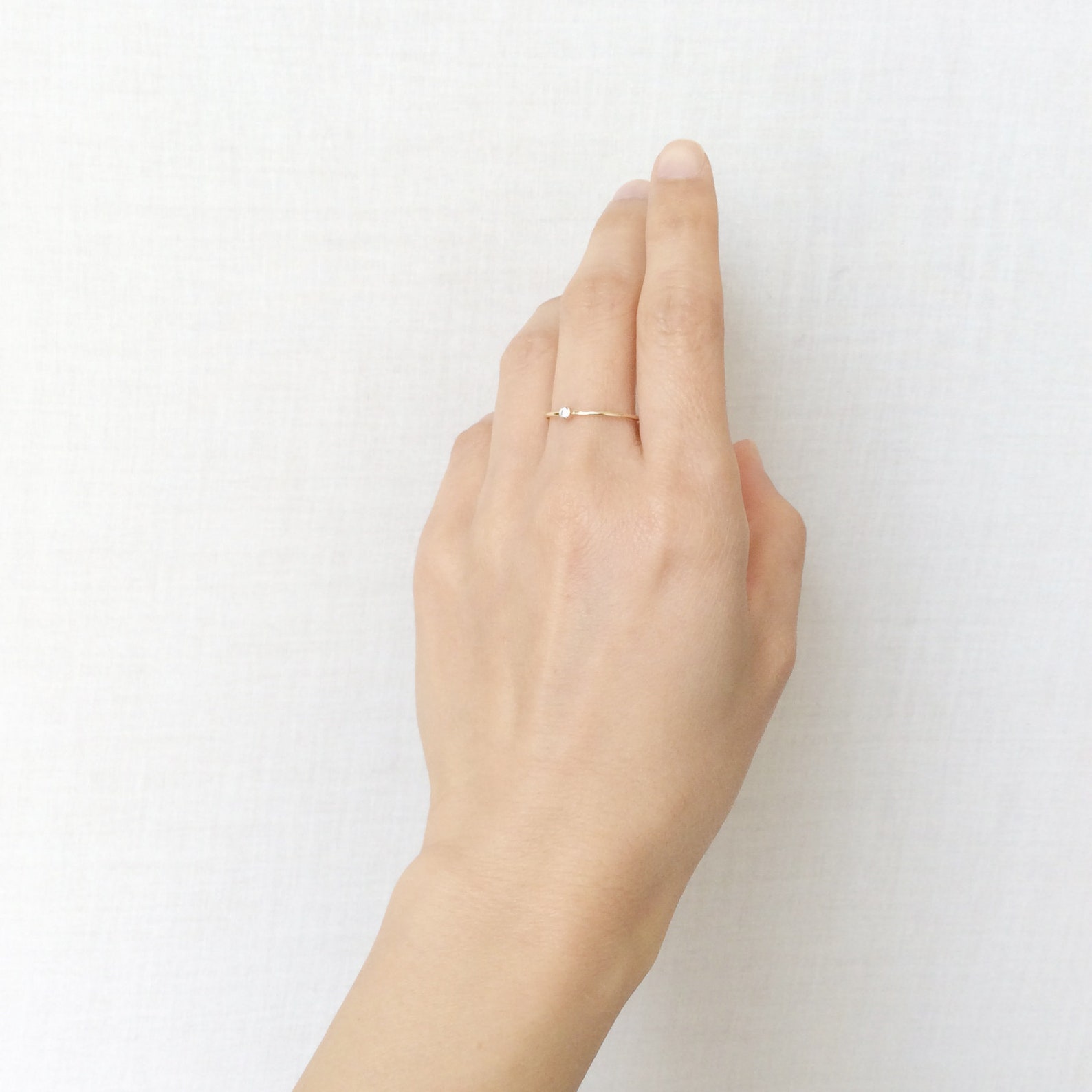 Dainty Gold Ring Dainty Ring Dainty Ring for Women Thin | Etsy