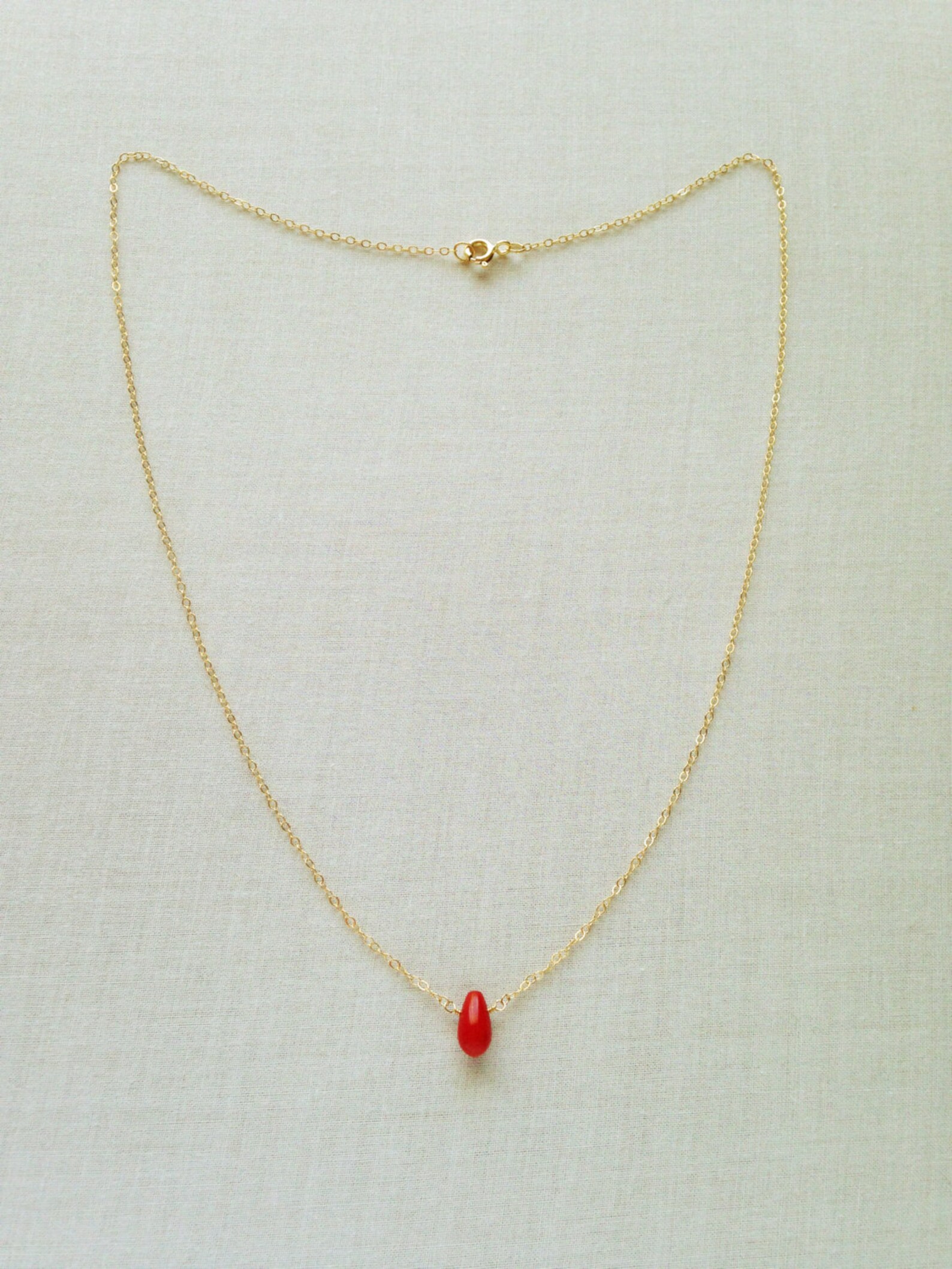 Collier de corail rouge Collier de corail Collier de corail - Etsy France