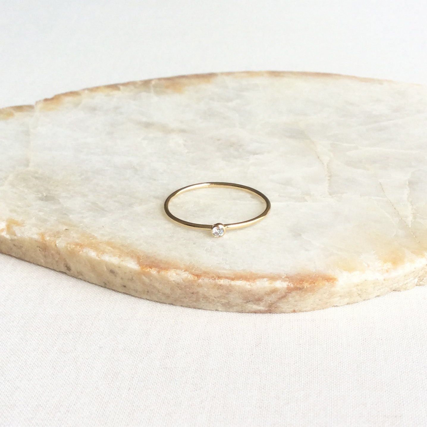 Dainty Gold Ring Dainty Ring Dainty Ring for Women Thin - Etsy