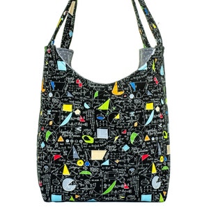 Math Tote, Math Teacher Gift, Pi Purse, Student Tote Bag, Geometry ...