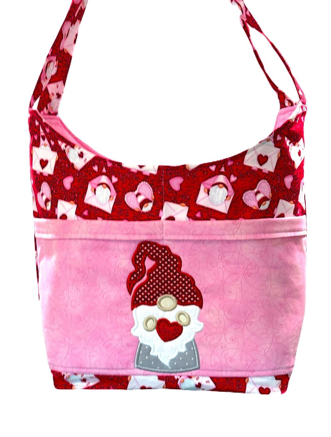 Valentine's Day Tote, Valentine Gnome Bag, Valentine Gnome, Gift for ...