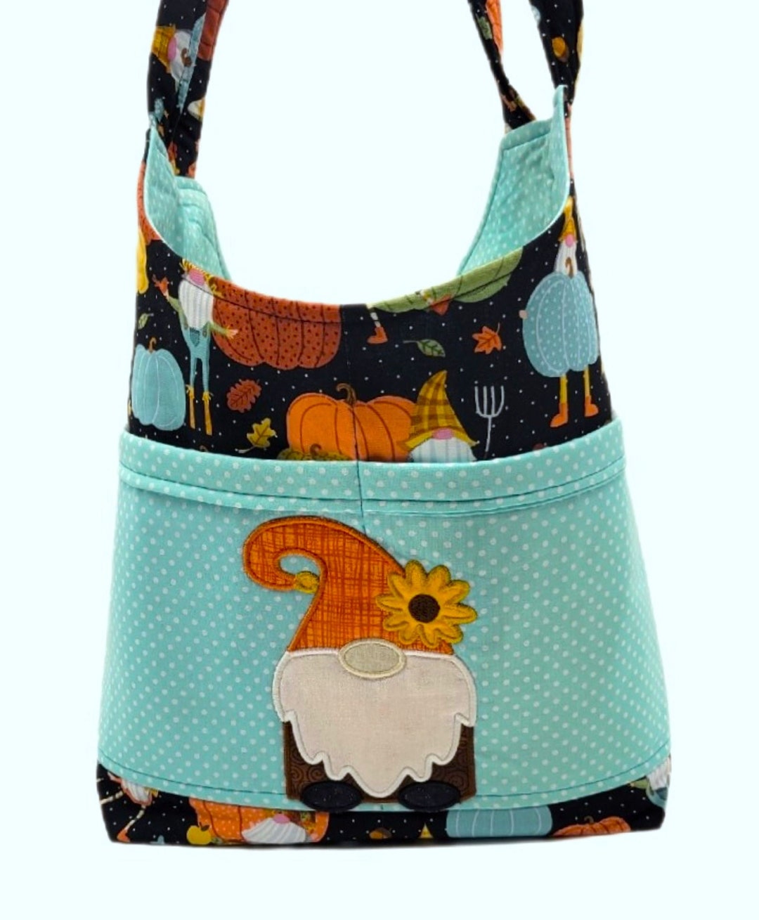 Fall Gnome Bag, Autumn Gnome, Fall Purse, Fall Pumpkin Gnome, Autumn ...