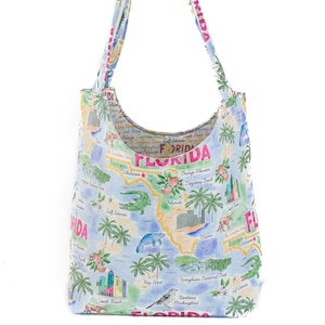 Florida Tote, Shoulder Bag, State of Florida, Gift for Mom, Sunshine ...