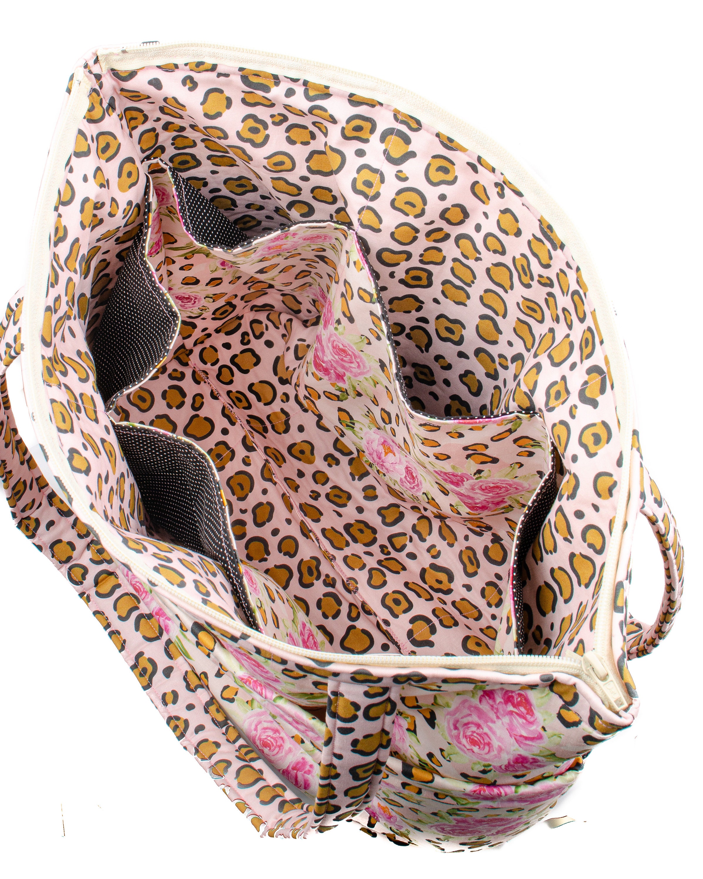 Leopard Print Girl Diaper Bag Floral Purse Flower Gift | Etsy