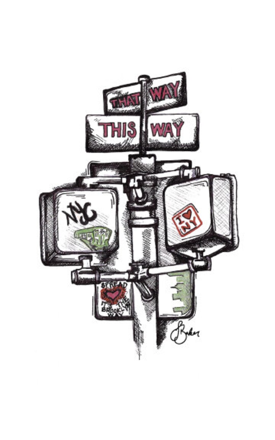 NYC Street Sign Wall Art - Etsy