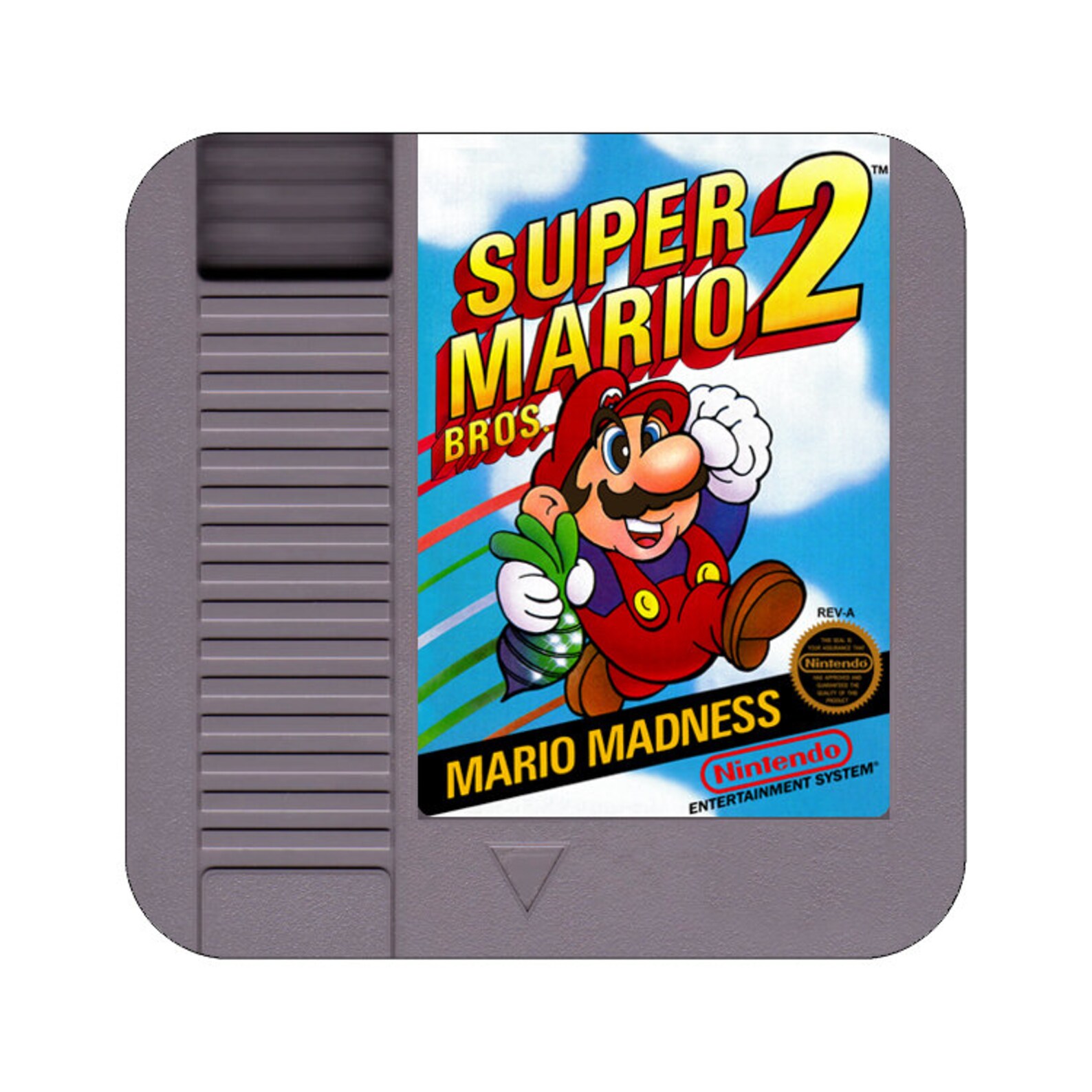 Super Mario Bros 2 NES Coaster Video Game Coaster Nintendo - Etsy