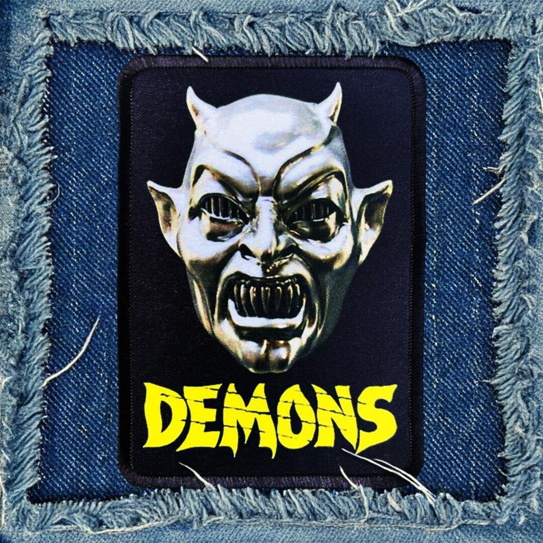 Demons Patch Demons Iron on Patch Demoni Patch Jacket Patch Punk Patch ...