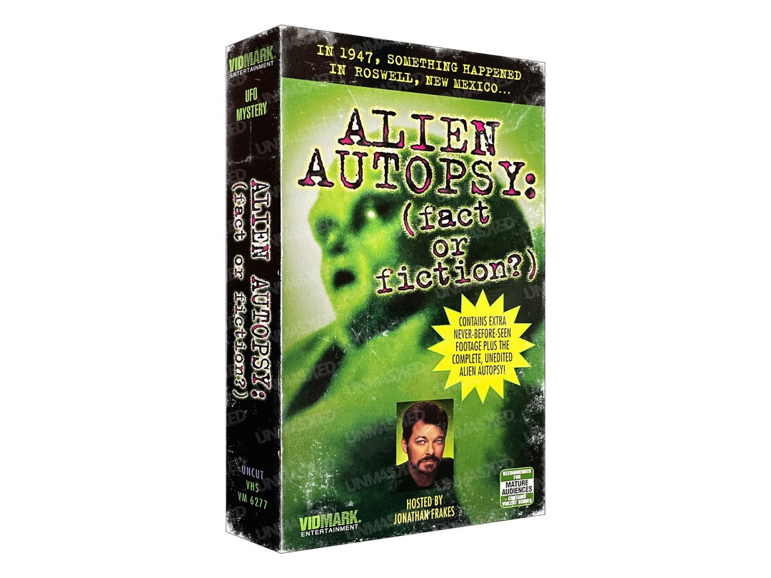 Alien Autopsy Oversized VHS Alien Autopsy Large Vhs Plaque Alien ...