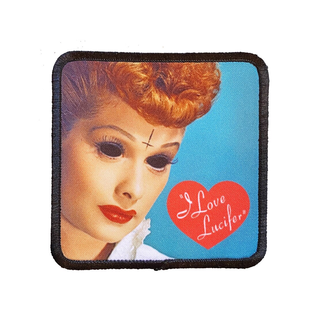I Love Lucifer Patch I Love Lucifer Iron-on Patch Satan Patch Demonic Patch Antichrist Patch ...