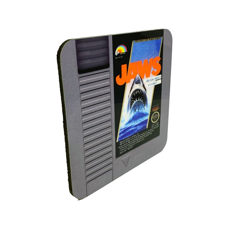 Jaws NES Coaster Video Game Coaster Nintendo Coaster Nintendo | Etsy