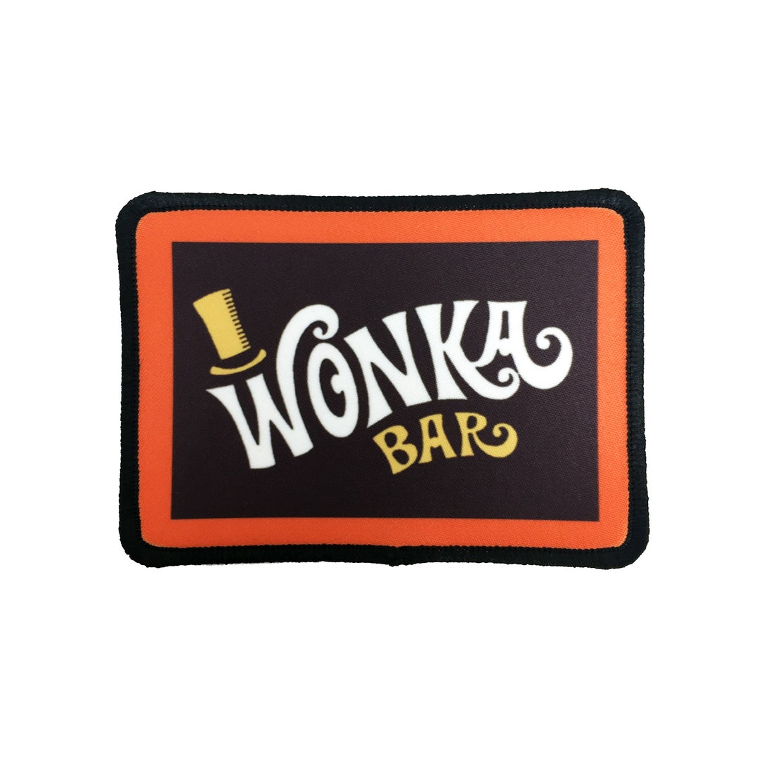 Willy Wonka Patch Charlie and the Chocolate Factory Patch Wonka Bar ...