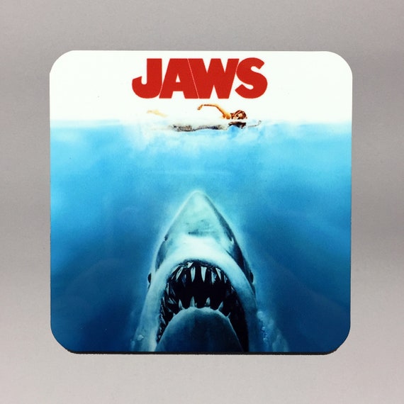 Jaws Coaster Jaws Drink Coaster Horror Coaster Horror Drink | Etsy