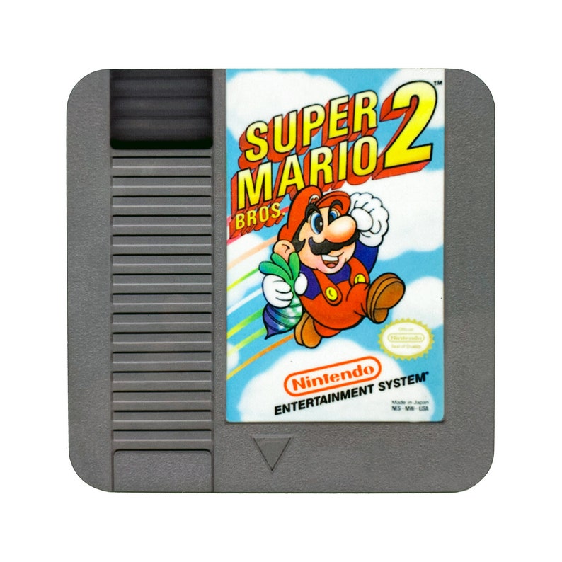 Super Mario Bros 2 NES Coaster Video Game Coaster Nintendo | Etsy