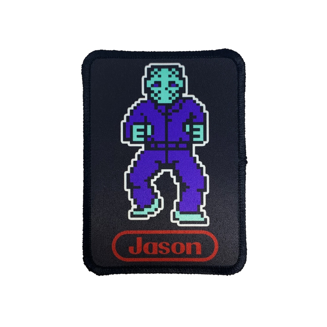 8-bit Jason Patch NES Jason Patch Nintendo Jason Voorhees - Etsy