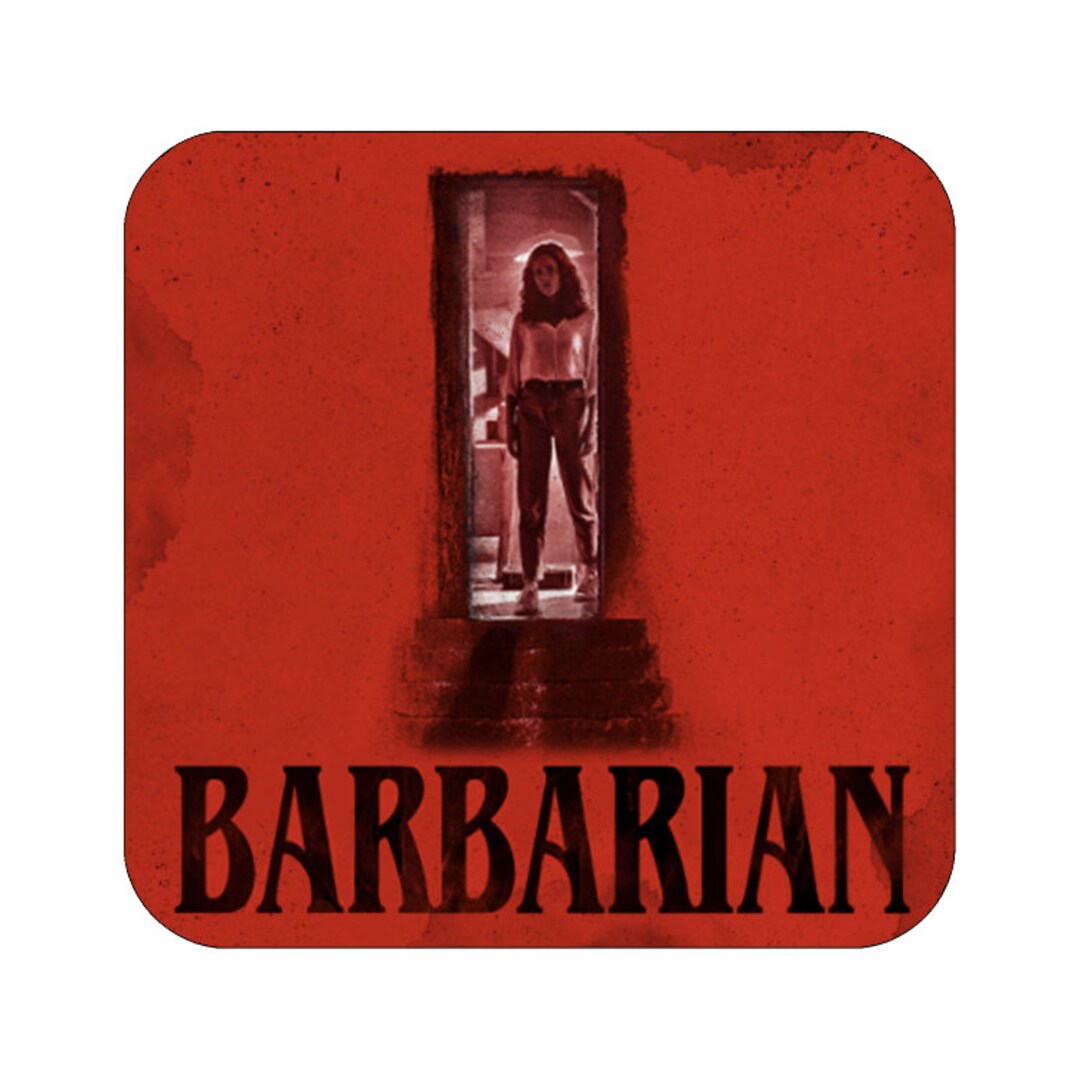Barbarian Coaster Barbarian Movie Drink Coaster Horror Movie Drink ...