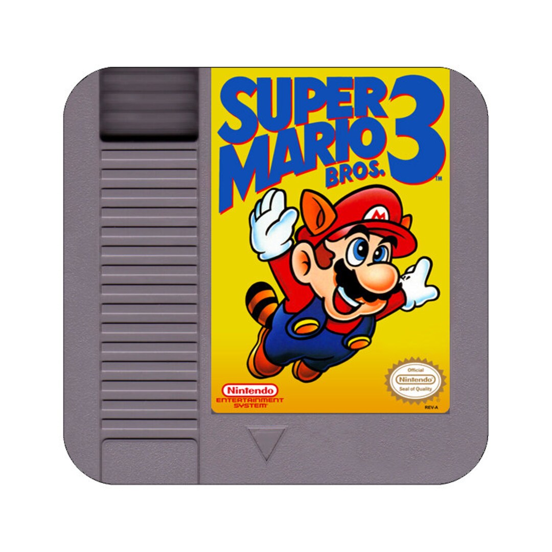 Super Mario Bros 3 NES Coaster Video Game Coaster Nintendo - Etsy