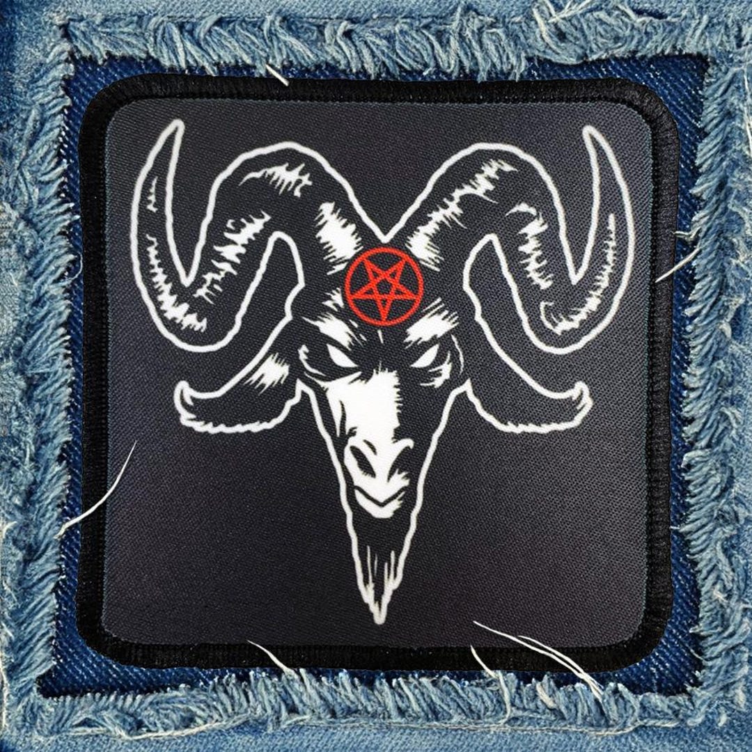 Baphomet Patch Satanic Patch 666 Patch Pentagram Patch Devil Patch Goat ...