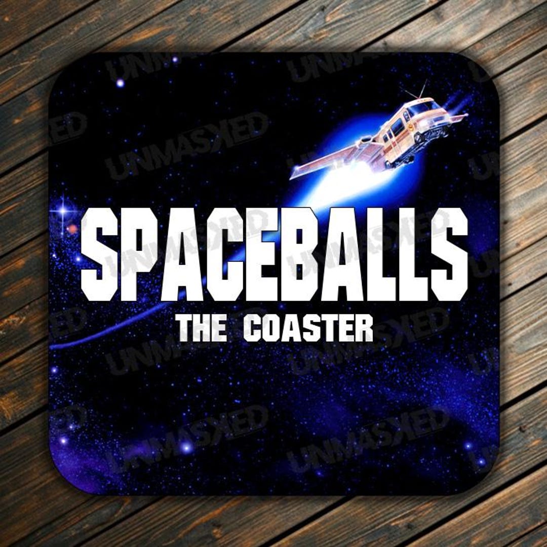 Spaceballs Coaster Spaceballs Drink Coaster 80s Comedy Coasters Dark ...