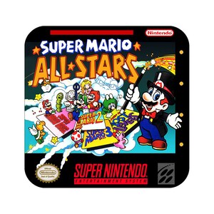 Super Mario All-stars SNES Coaster Super Nintendo Coaster Video Game ...