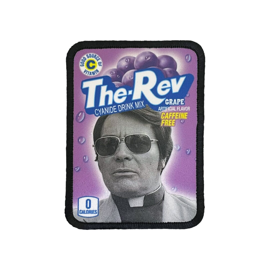 Jim Jones Patch Jim Jones Iron on Patch Satan Patch Serial Killer Patch ...