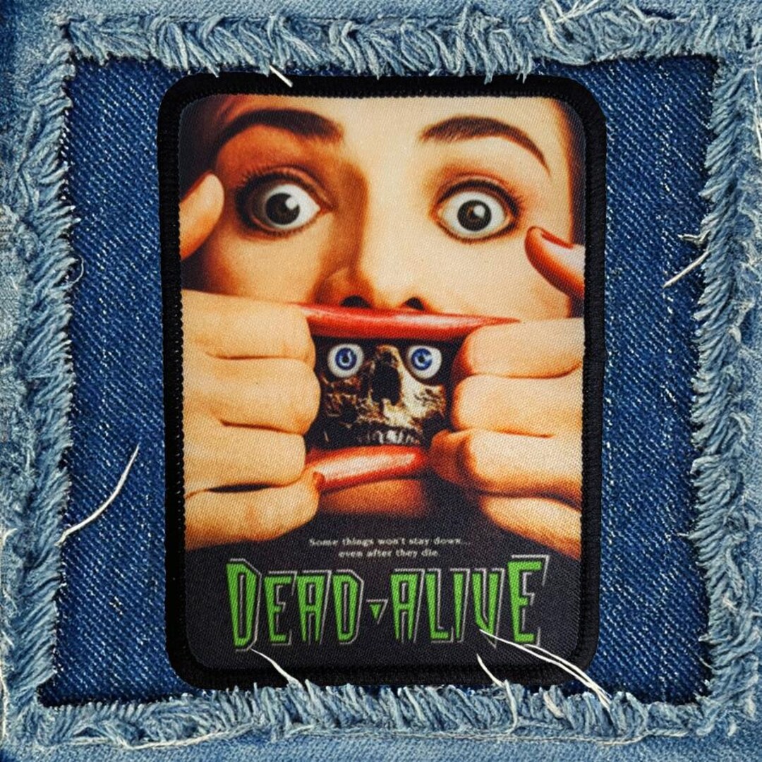 Dead Alive Patch Horror 90s Horror Patch Patch Rectangle Patch Iron on ...