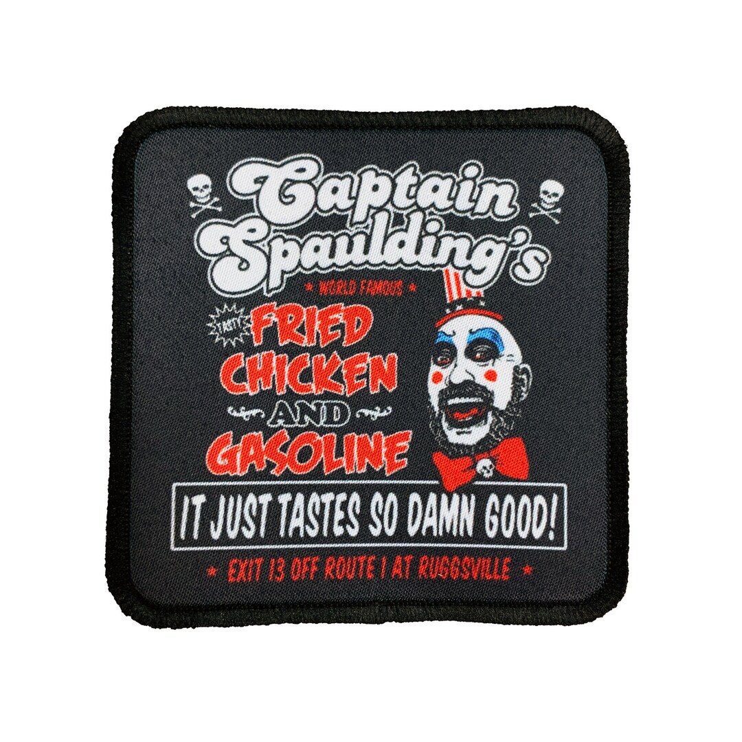 Captain Spaulding Patch House of 1000 Corpses Patch Horror Patch Fried ...