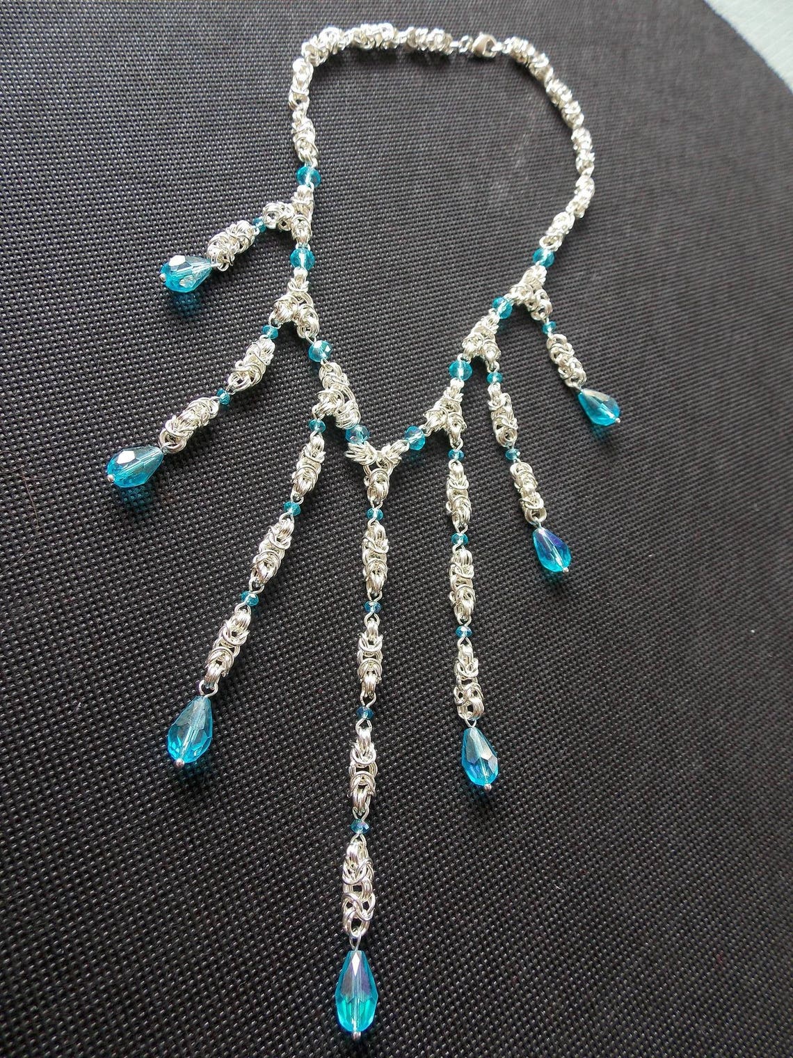 Water Drop Necklace - Etsy