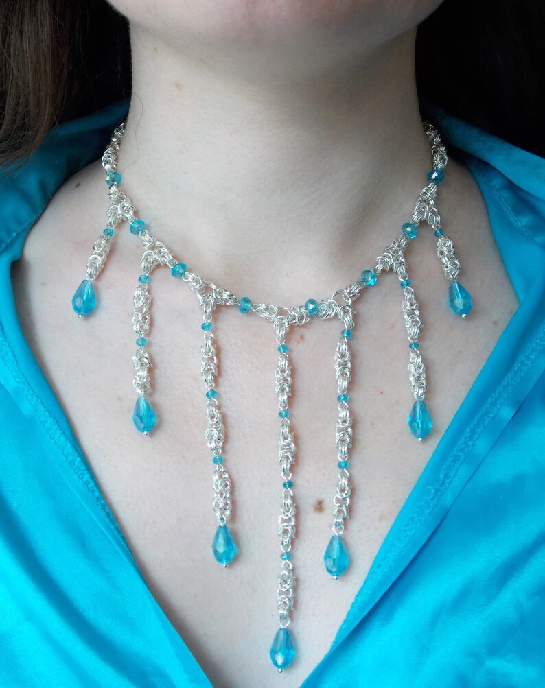 Water Drop Necklace - Etsy