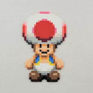 Toad Pixel Art, Perler Beads Toad - Etsy