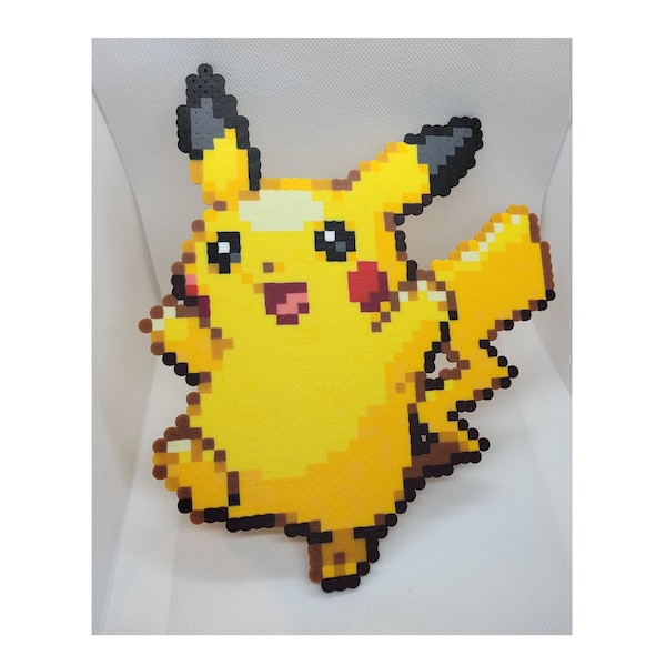 Pokeball Perler Bead Pikachu - Etsy Canada