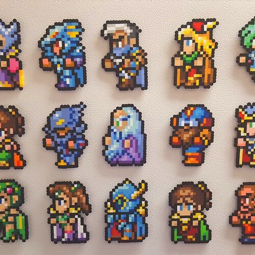 Final Fantasy 4 Rydia Perler Bead Sprite Video Game Decor - Etsy