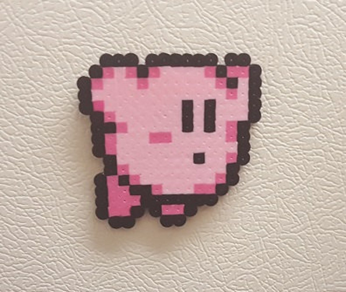 Kirby Kirby Perler Perler Perler Beads super smash bros 8 | Etsy