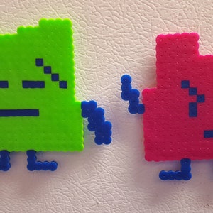 Mooninites, Perler Beads, Adult Swim, Meatwad, Master Shake, Frylock ...