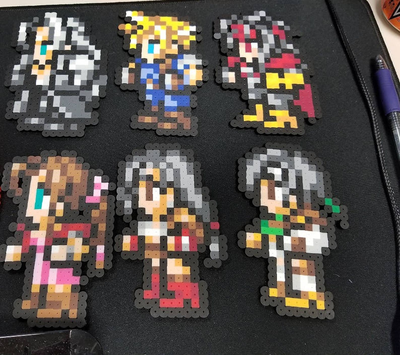 Final Fantasy 7 Perler Bead Magnets: FF7 Pixel Art - Etsy