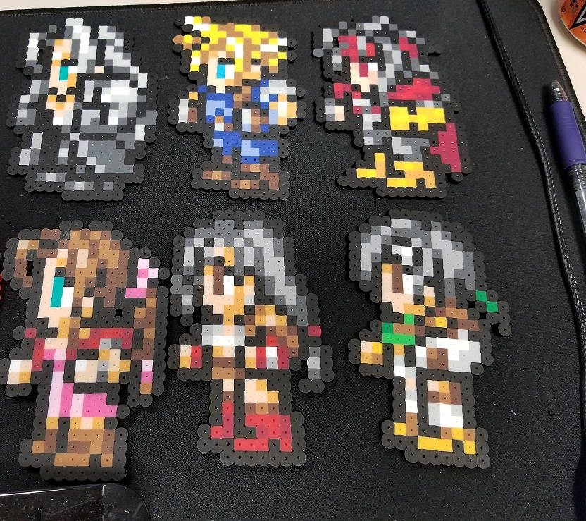 Final Fantasy 7 Perler Bead Art Fridge Magnets FF7 8 Bit | Etsy UK