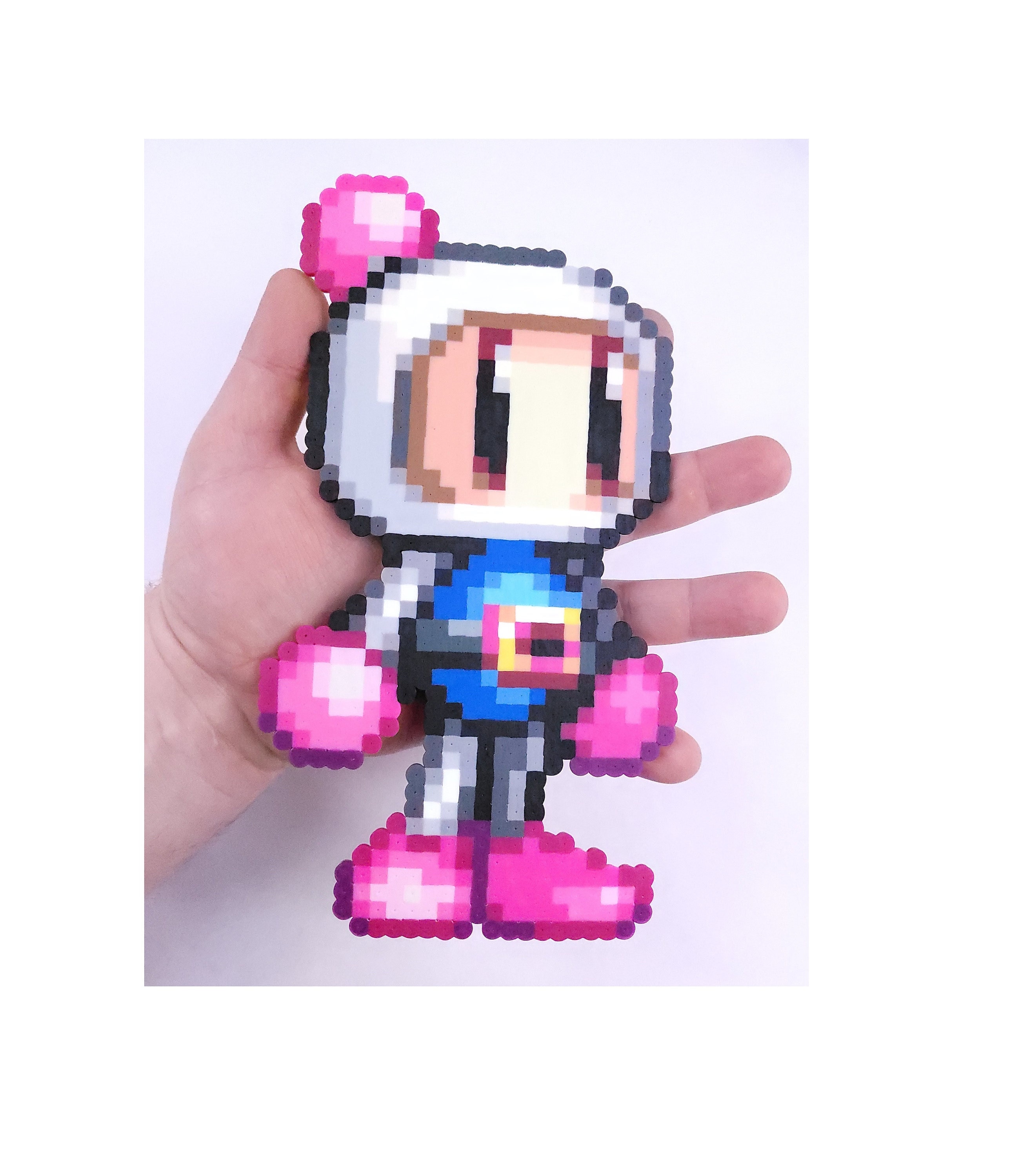 Bomberman Perler Bead Art Video Game Art Hama 8 Bit Bomber - Etsy Canada