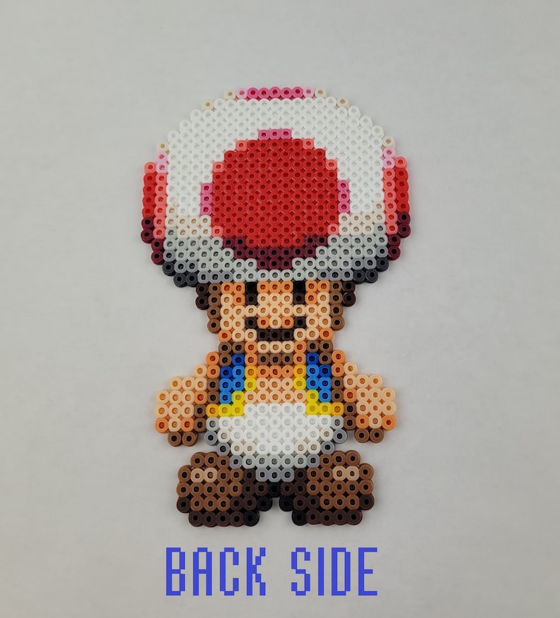 Toad Pixel Art Perler Beads Toad - Etsy