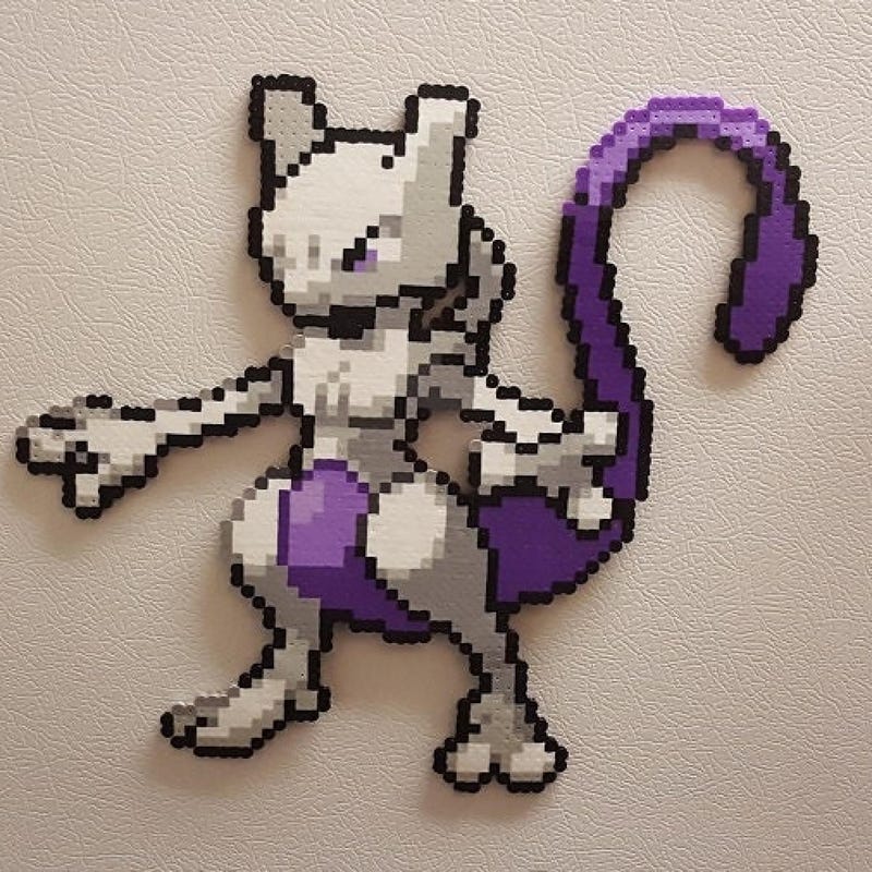 Mew Pixel Art - Etsy