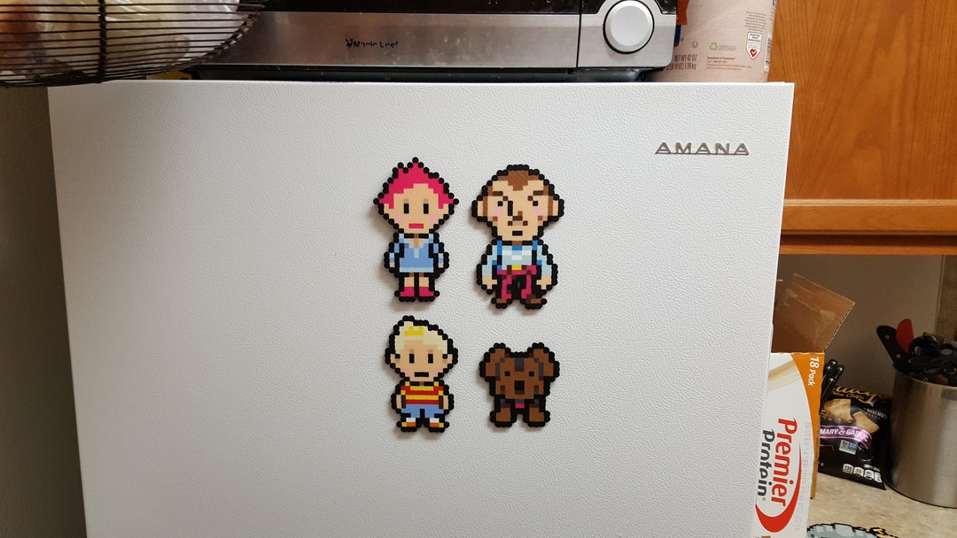 Mother 3 Perler Bead Art Characters, Fuse Bead Figurine, Stocking ...