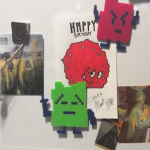Mooninites, Perler Beads, Adult Swim, Meatwad, Master Shake, Frylock ...