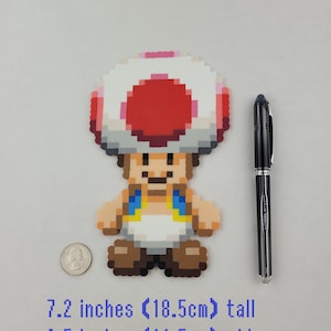 Toad Pixel Art, Perler Beads Toad - Etsy
